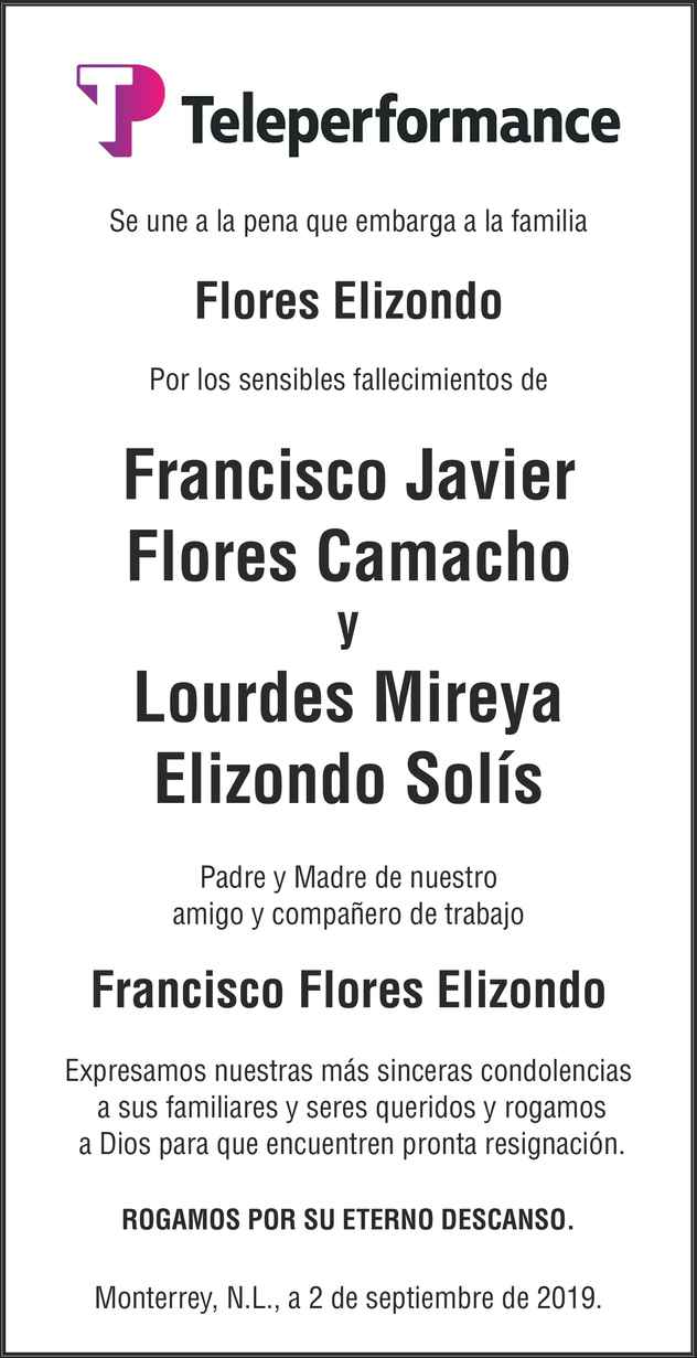 Francisco Javier Flores Camacho Obituario Esquela