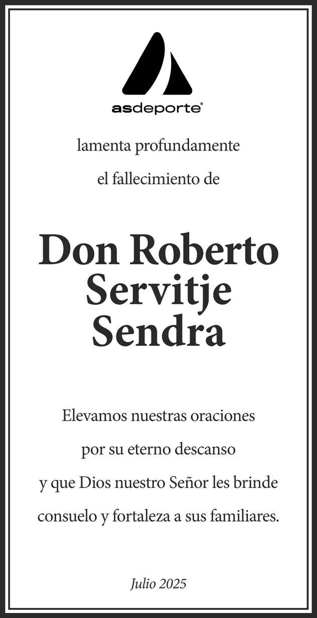 Don Roberto Servitje Sendra Obituario Esquela